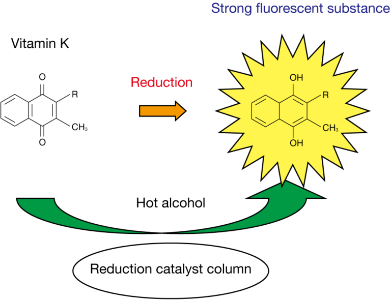 Analysis of Vitamin K using Reduction Catalyst Column | JASCO Global